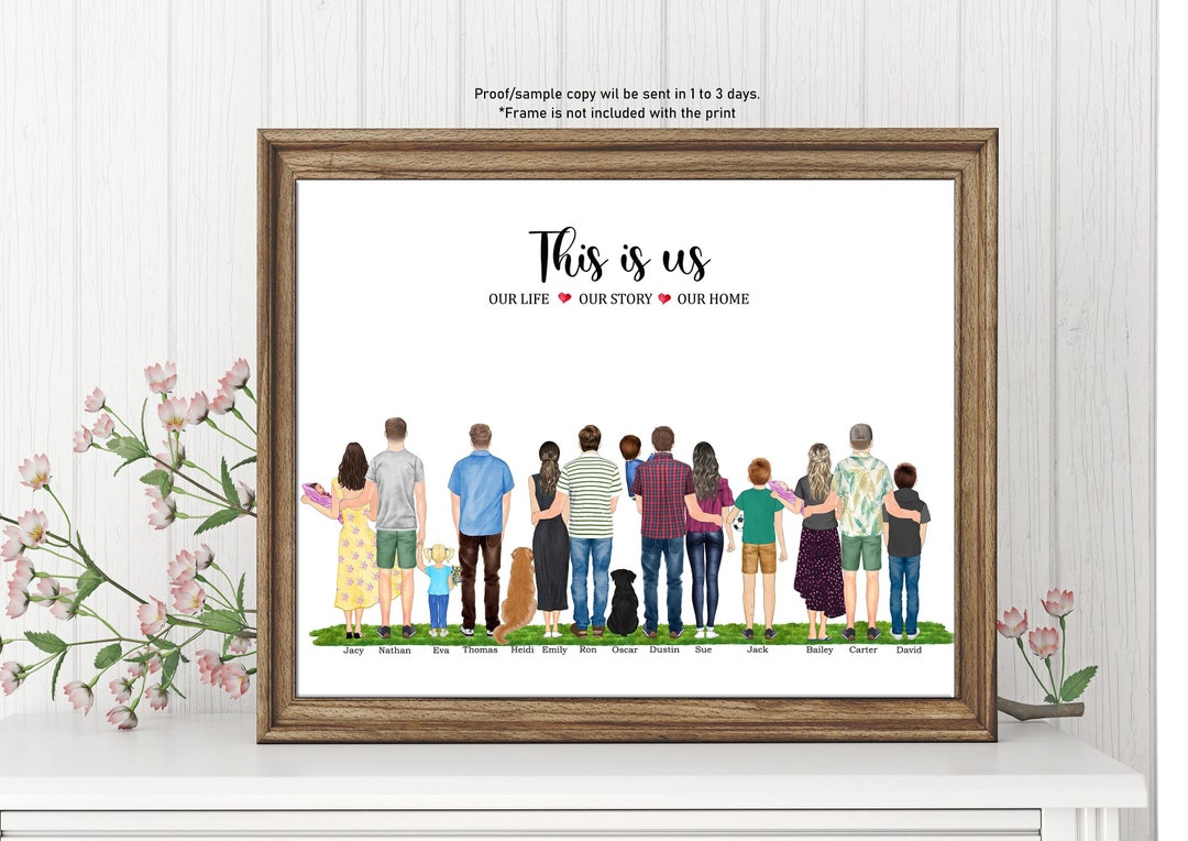 Personalized Family Gifts for Family, Custom Siblings Gift for ...