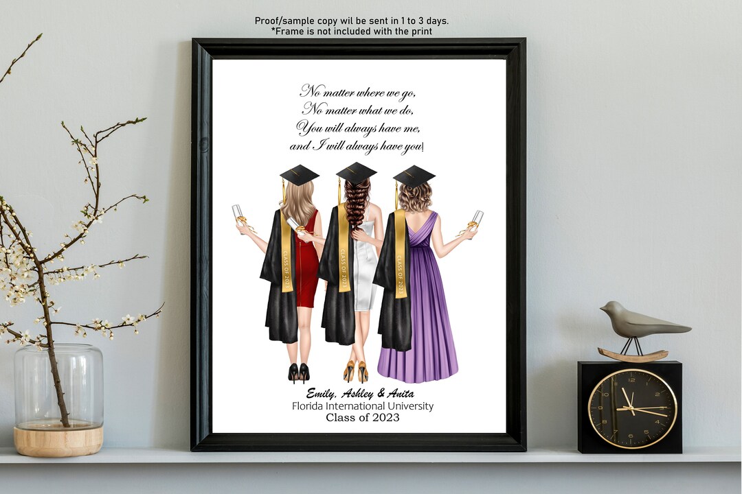 Best FRIENDS GRADUATION Gift-high School Graduation Girls-graduation ...