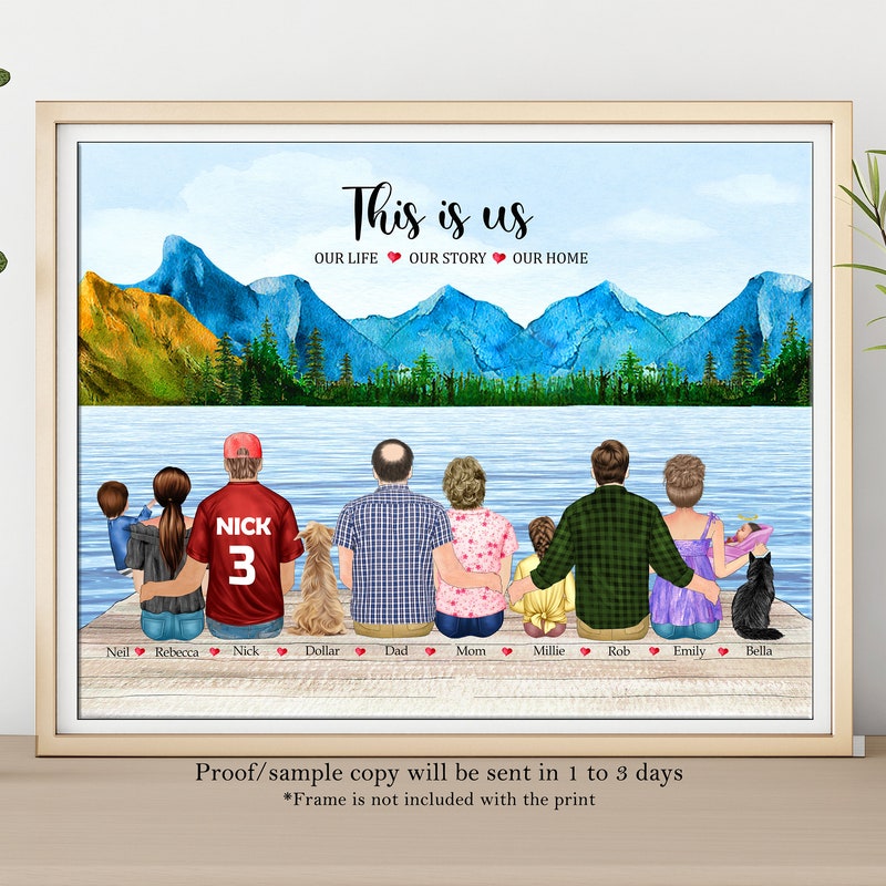 Family Drawing - Etsy