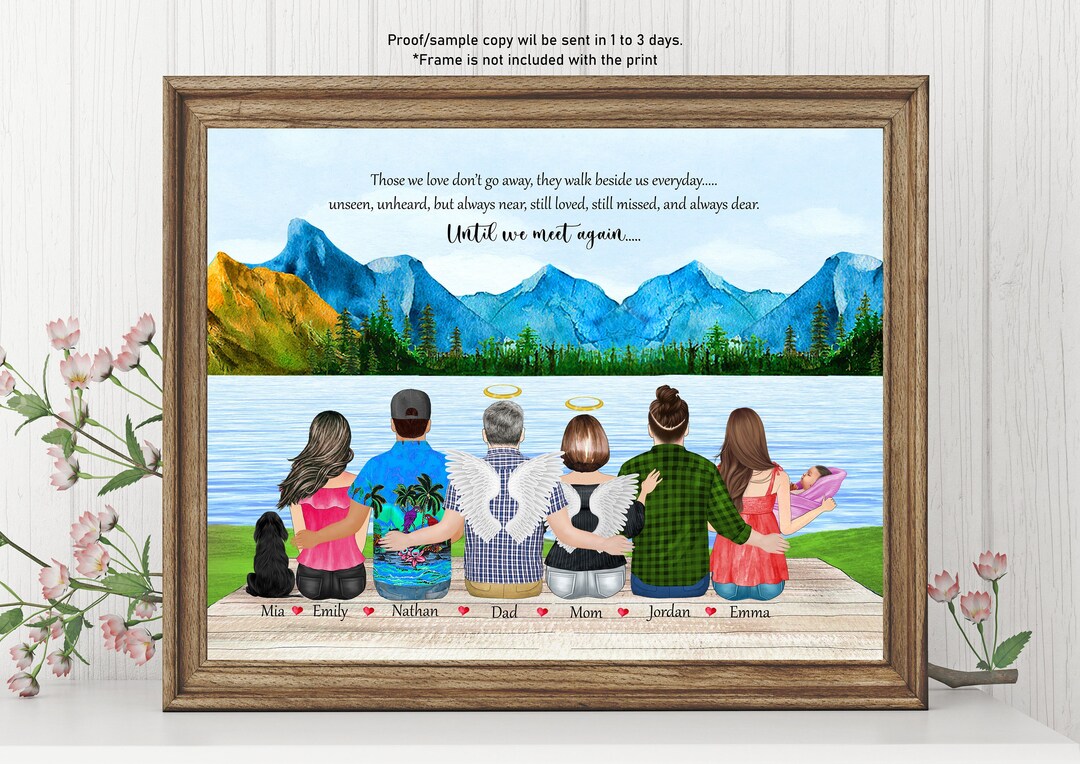 MEMORIAL PRINT MEMORIAL Portrait Custom Memorial Print - Etsy