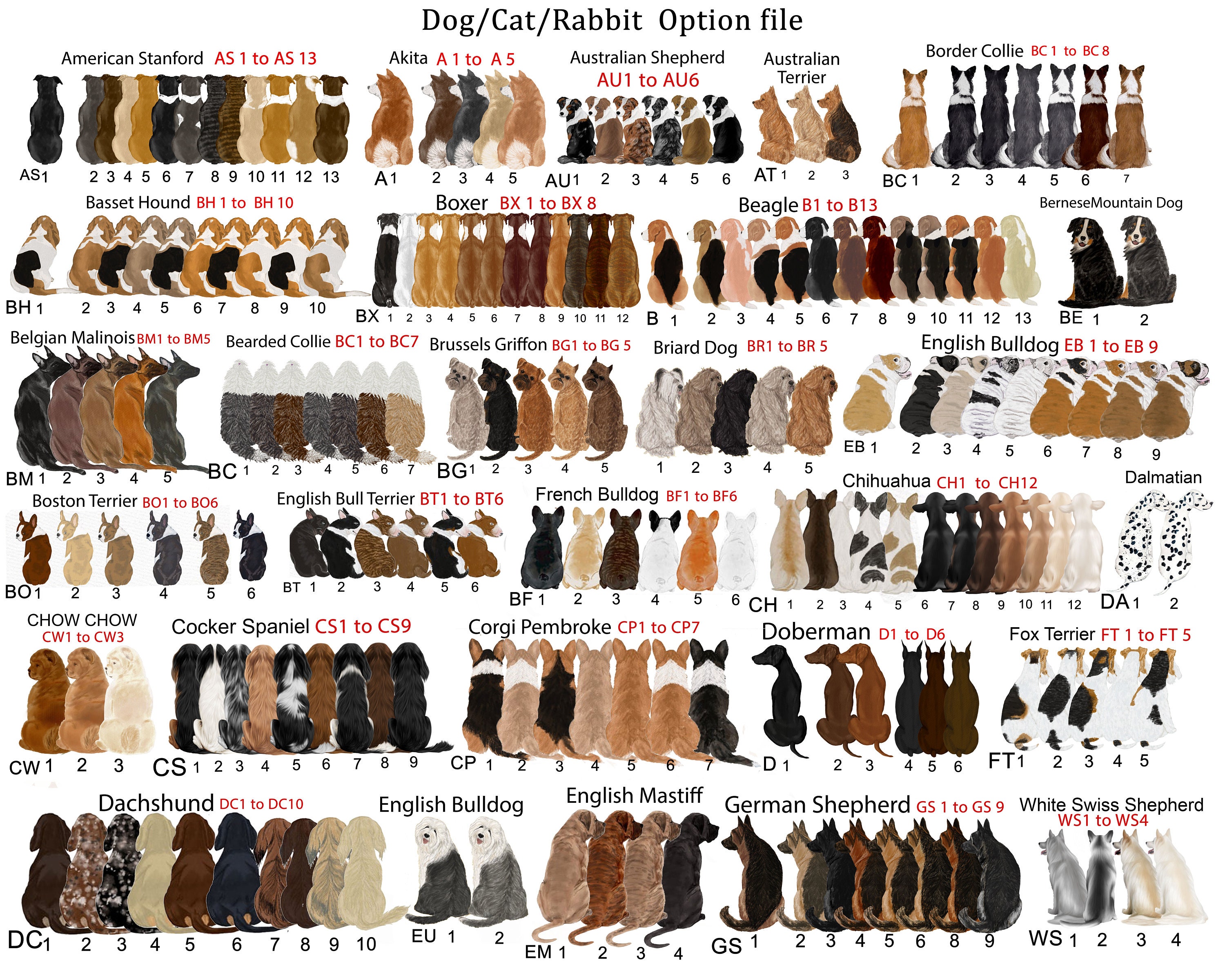 Custom Pet Print-family Pet Print-pet Print-dog Print-pet | Etsy