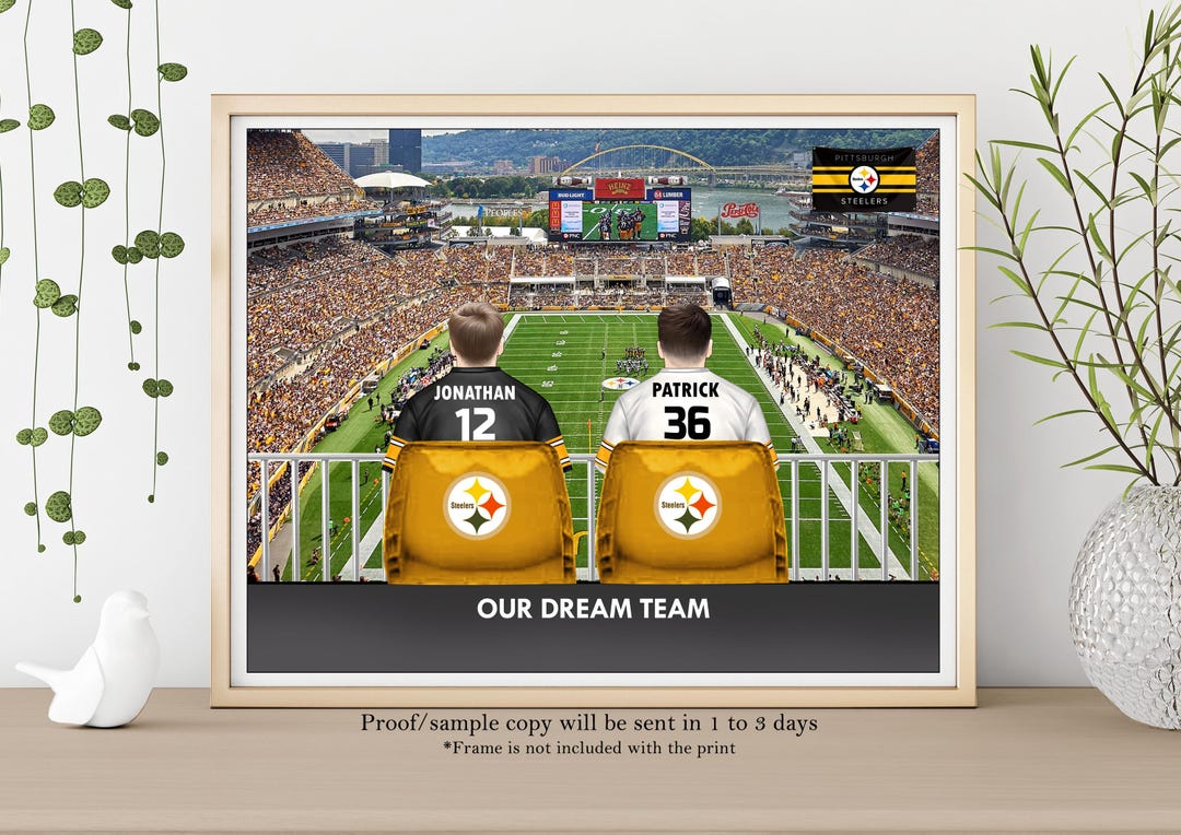 Personalized Pittsburgh Steelers American Football Print- Pittsburgh ...