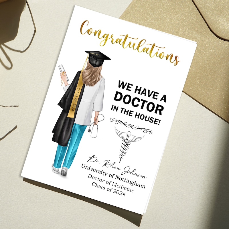 Medical School Graduation Card - Etsy