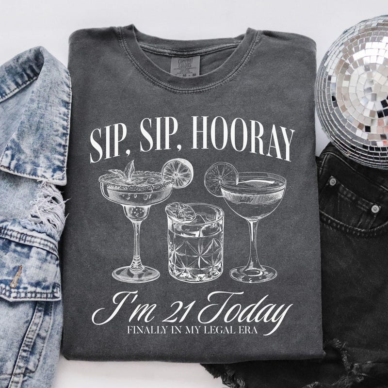 21st Sip Sip Shirt - Etsy