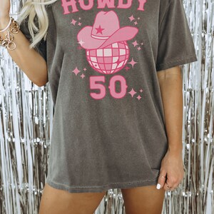 Howdy 50 Birthday Shirt for Women, 50th Birthday Gift for Women, 50th ...