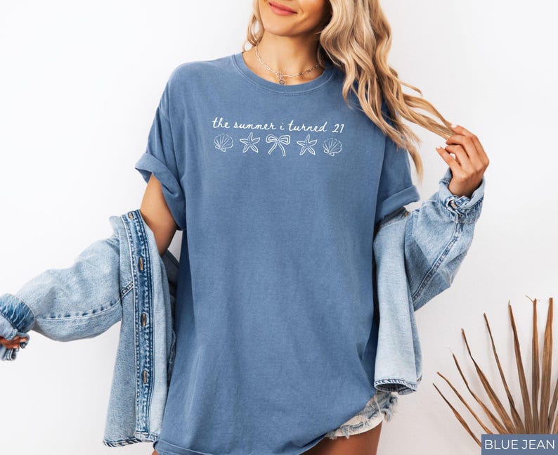 21st Birthday Shirt, the Summer I Turned 21 Shirt, 21st Birthday Gifts ...