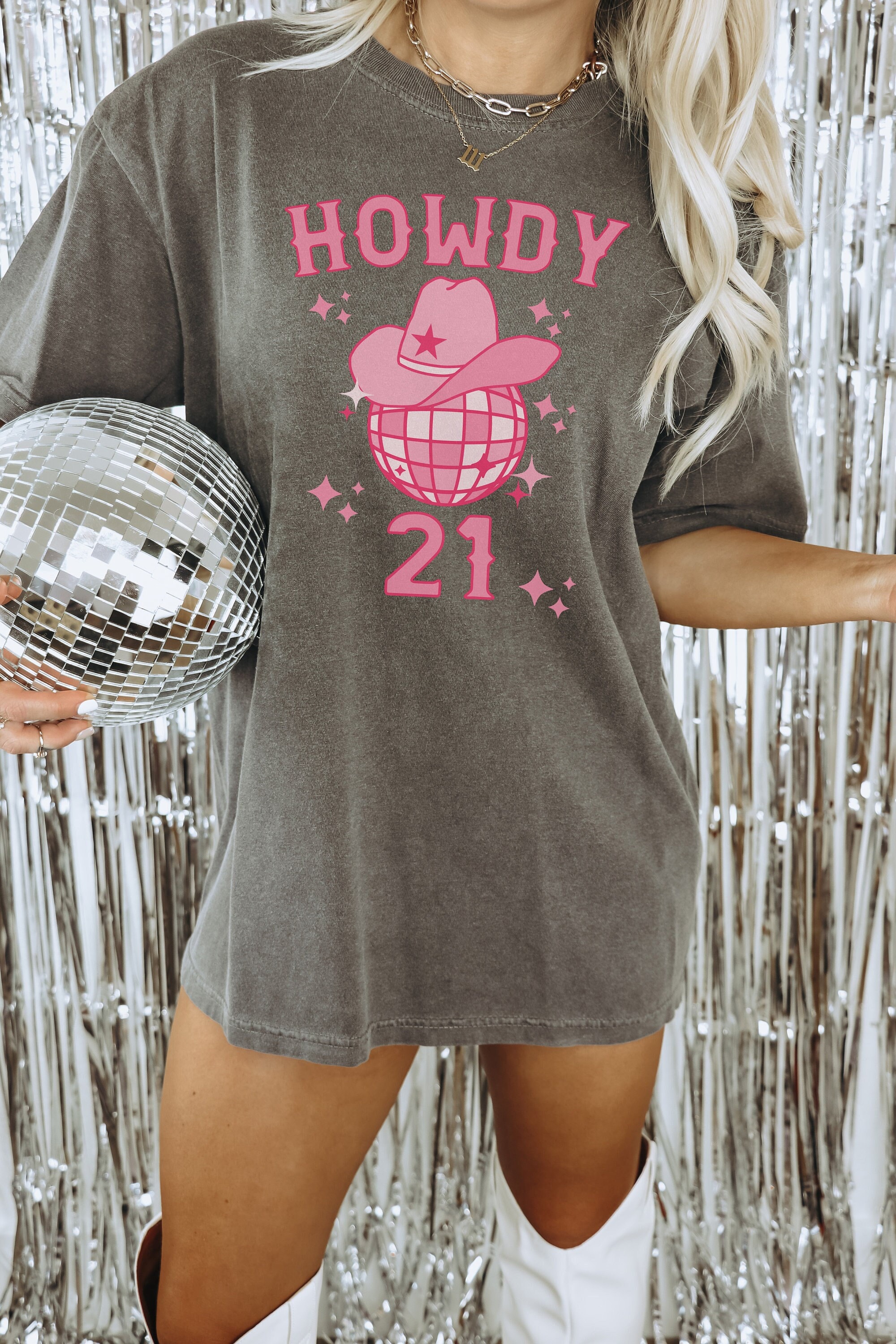 21st Birthday Shirt Comfort Colors Howdy 21 Cowgirl Birthday - Etsy