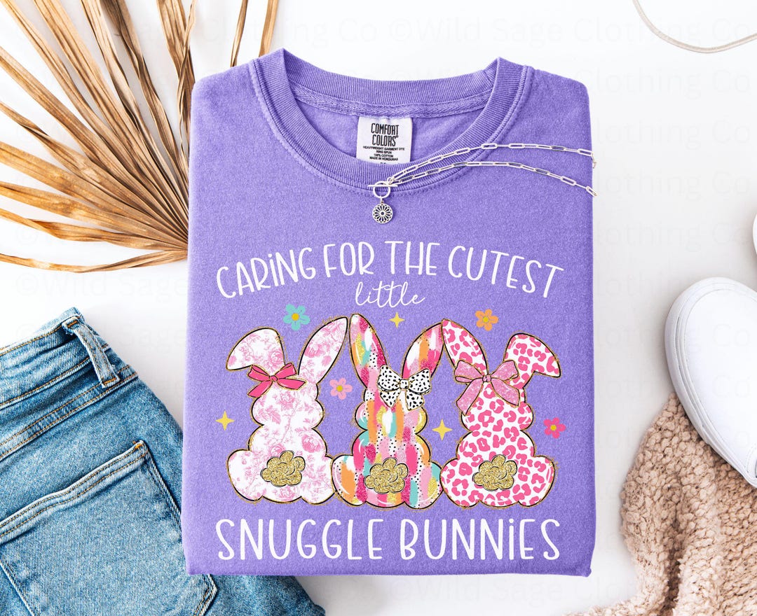 Easter Bunny Nurse Shirt, Mother Baby Nurse Easter Shirt, Easter Nicu ...