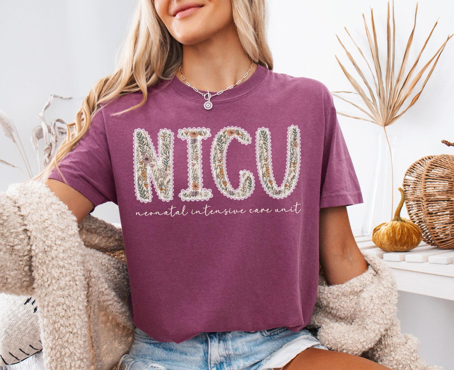 Comfort Colors Nicu Nurse Shirt, Neonatal Intensive Care Unit Tshirt ...