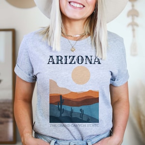 Arizona T Shirt, Arizona Tee, Arizona Gifts, Desert Graphic Shirt ...