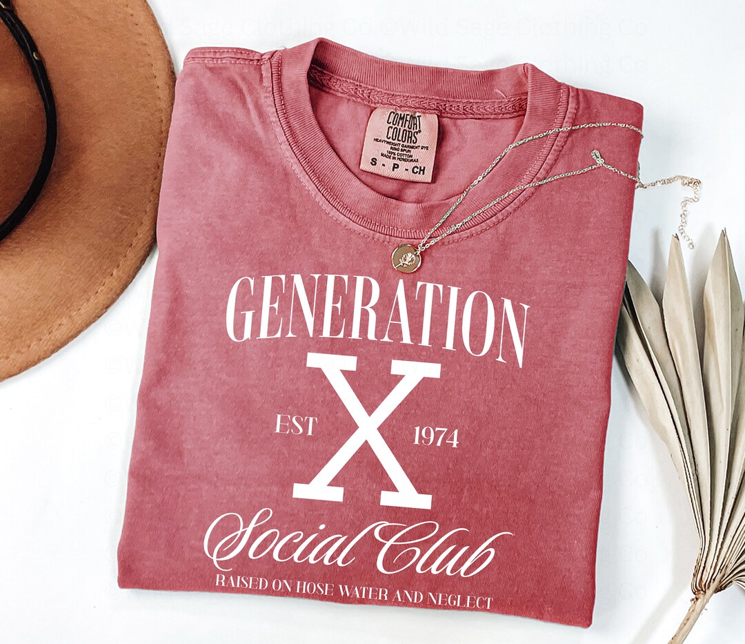 Personalized Gen X Birthday Shirt, Gen X Tshirt, Generation X Shirts ...