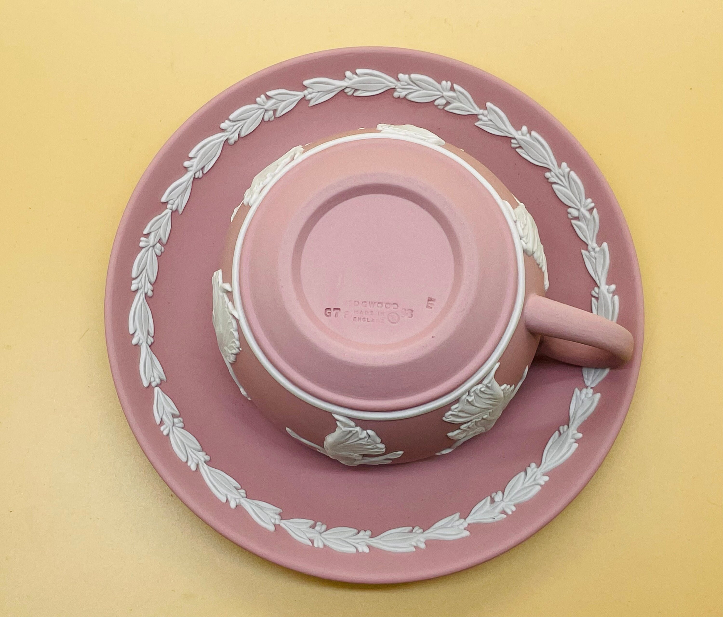 Wedgwood Pink or Lilac Color Jasperware Dancing Hours Cup and - Etsy