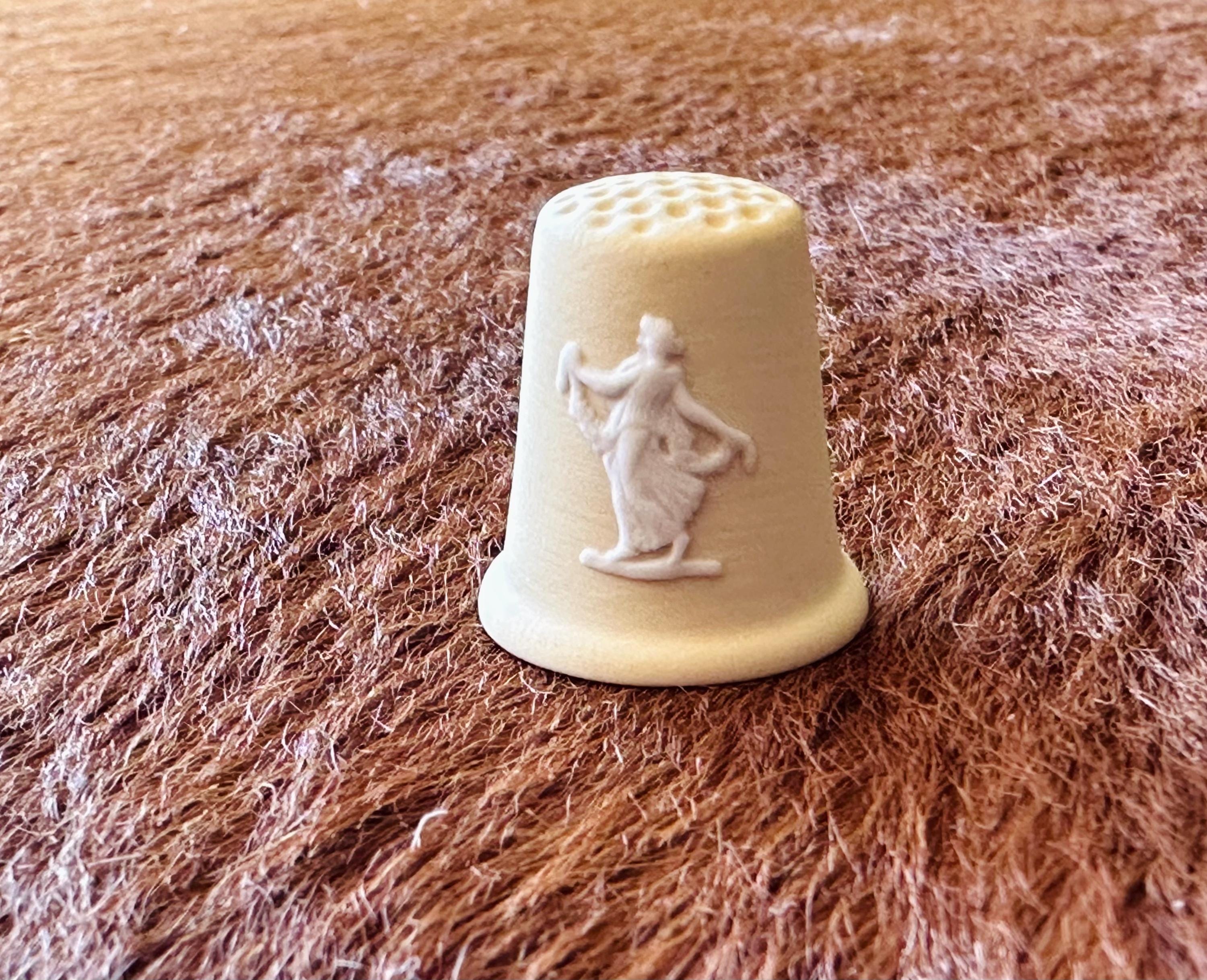 3x Rare Vintage Wedgwood Blue, Yellow and Pink Jasperware Thimbles. - Etsy