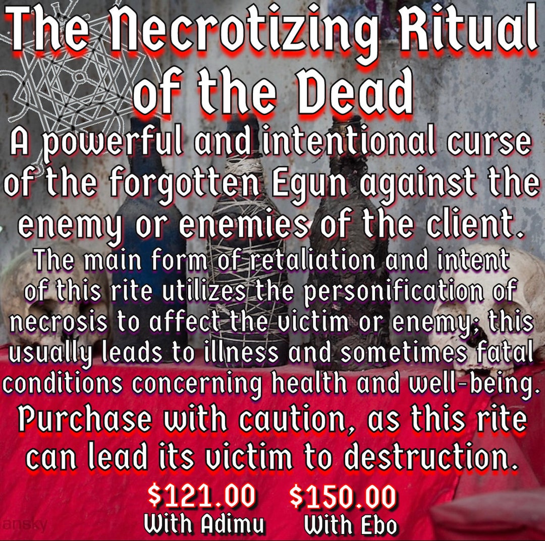 Necrotizing Ritual of the Dead (with Ebo) - Etsy