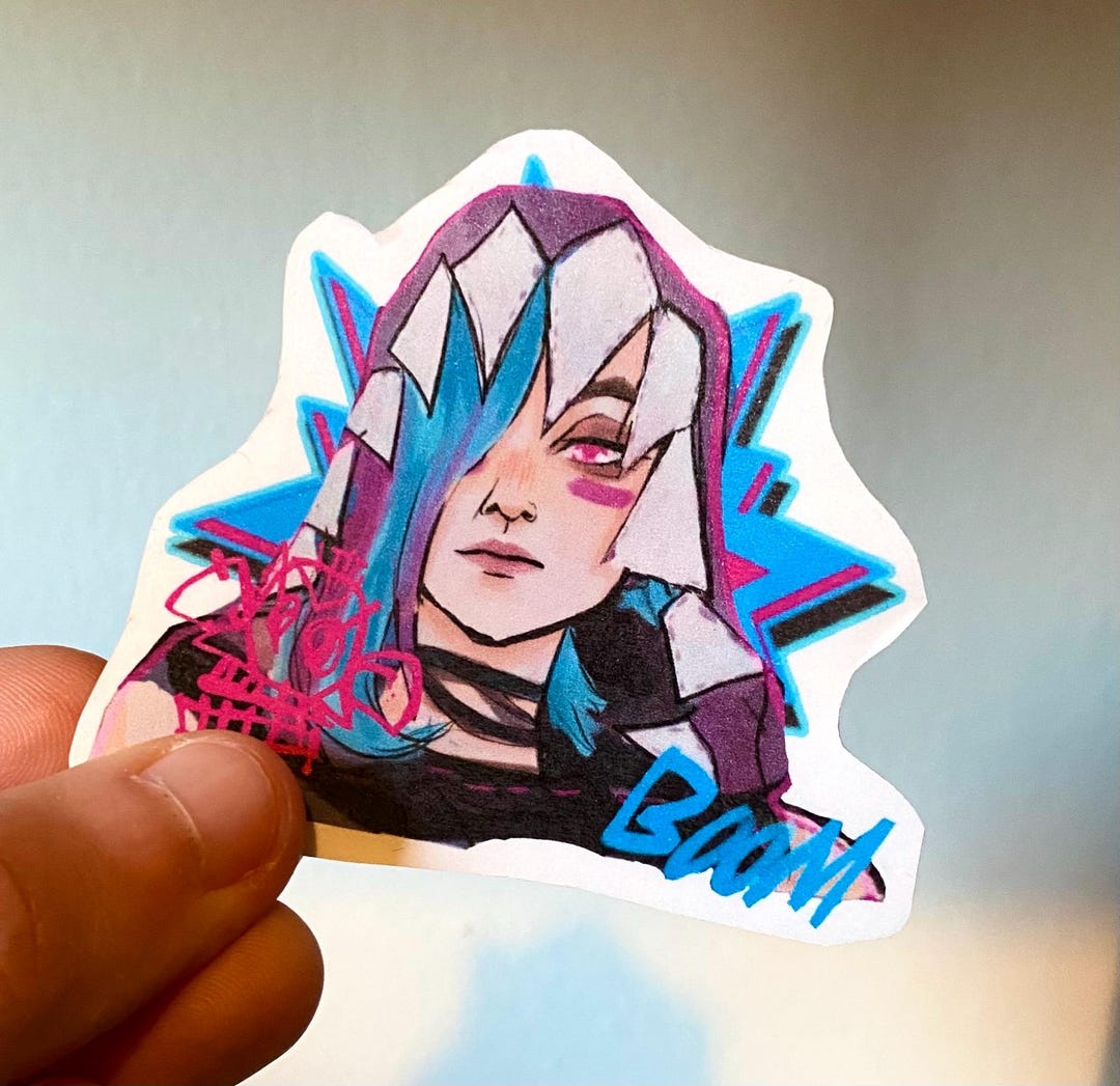 Arcane Jinx Sticker Jinx League of Legends Sticker Arcane Season 2 ...