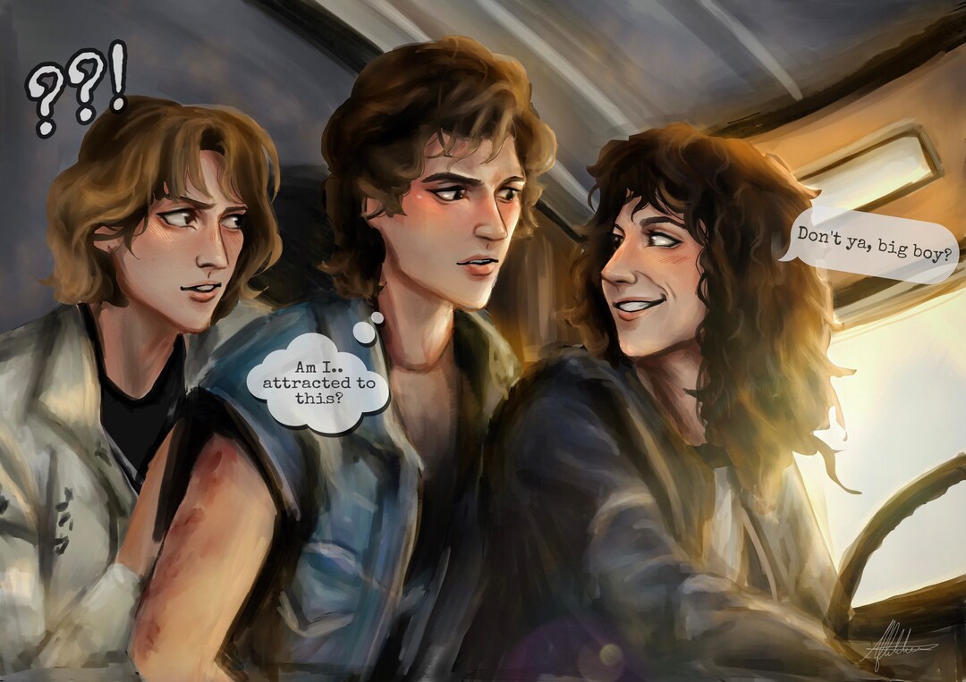 Stranger Things Big Boy Scene Print - Etsy