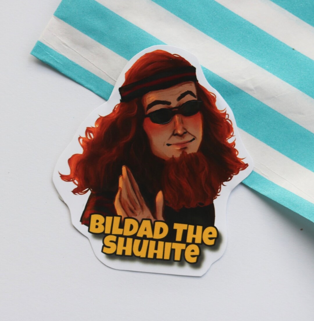 Good Omens Bildad the Shuhite Crowley Sticker - Etsy