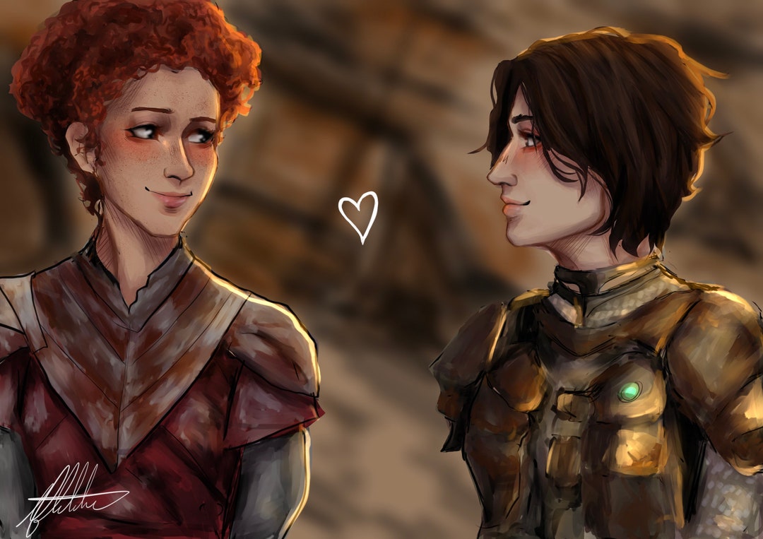 Willow Kit and Jade Print - Etsy