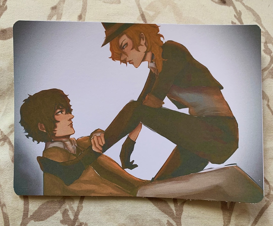 Bungou Stray Dogs Anime Art Print Dazai Osamu Chuuya Nakahara Soukoku ...