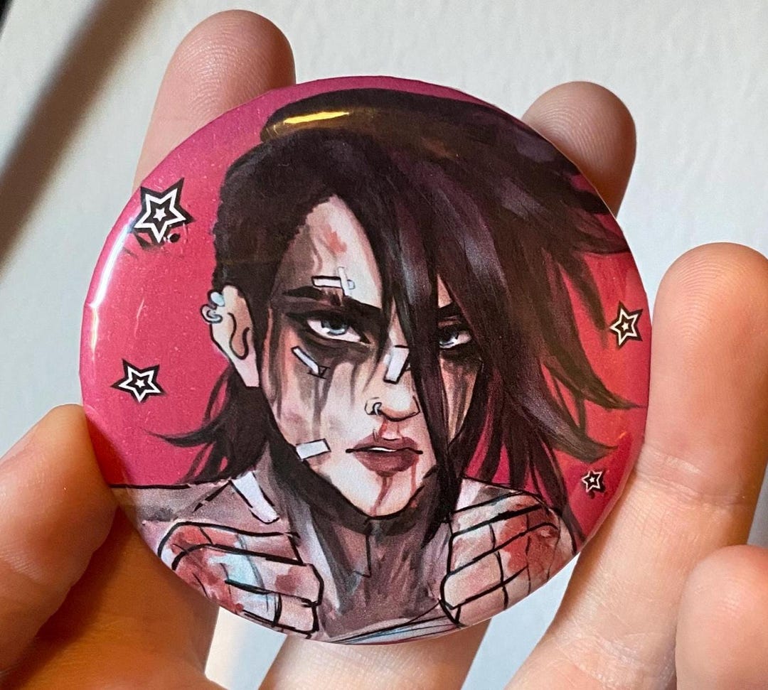 Arcane Vi 2 Inch Pin Badge Arcane Badge, Vi Arcane, League of Legends ...