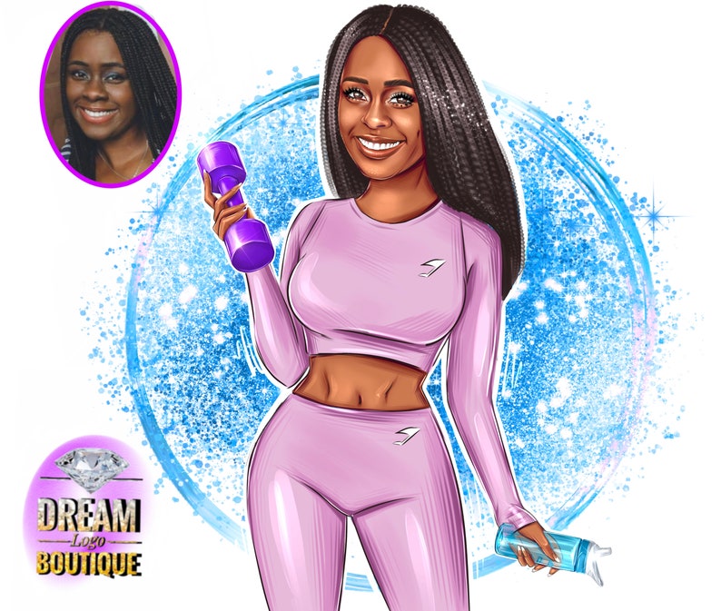 Cartoon Logo Portrait Portrait Logo Cartoon Logo Cartoon - Etsy