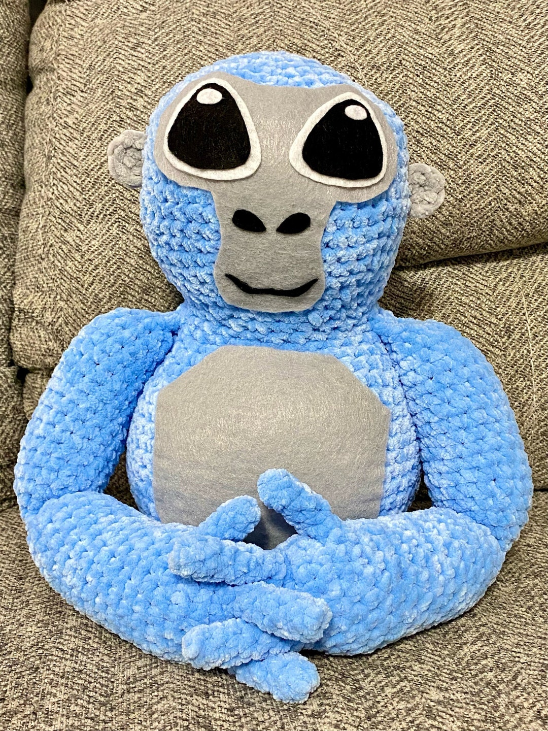 PATTERN ONLY** Low Sew Gorilla Tag Crochet Gorilla - Etsy