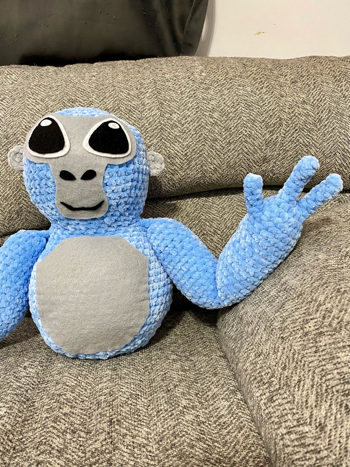 PATTERN ONLY** Low Sew Gorilla Tag Crochet Gorilla - Etsy