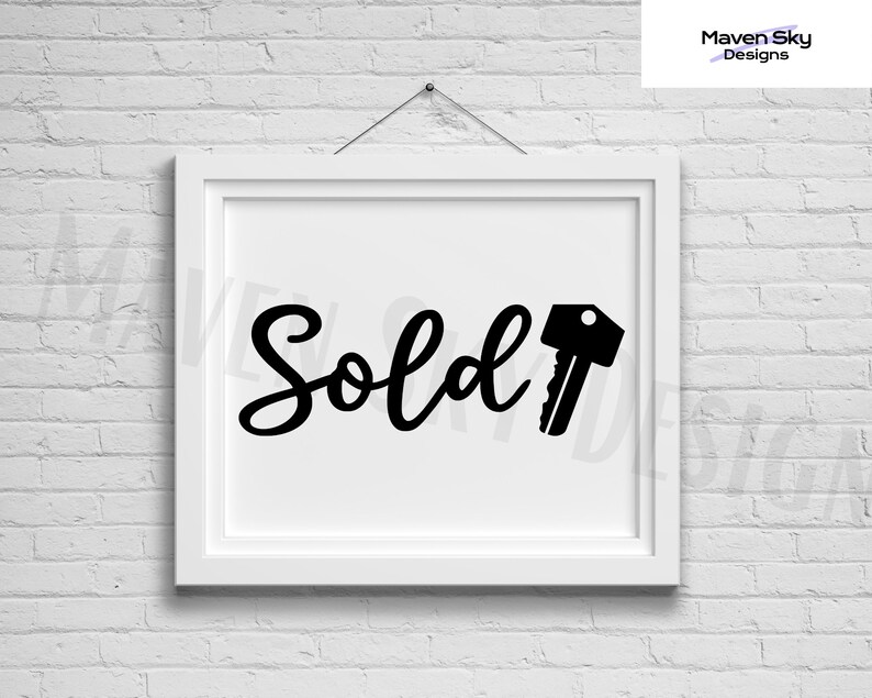 Sold Svg Realtor Svg Real Estate Svg Real Estate Life Svg - Etsy Singapore