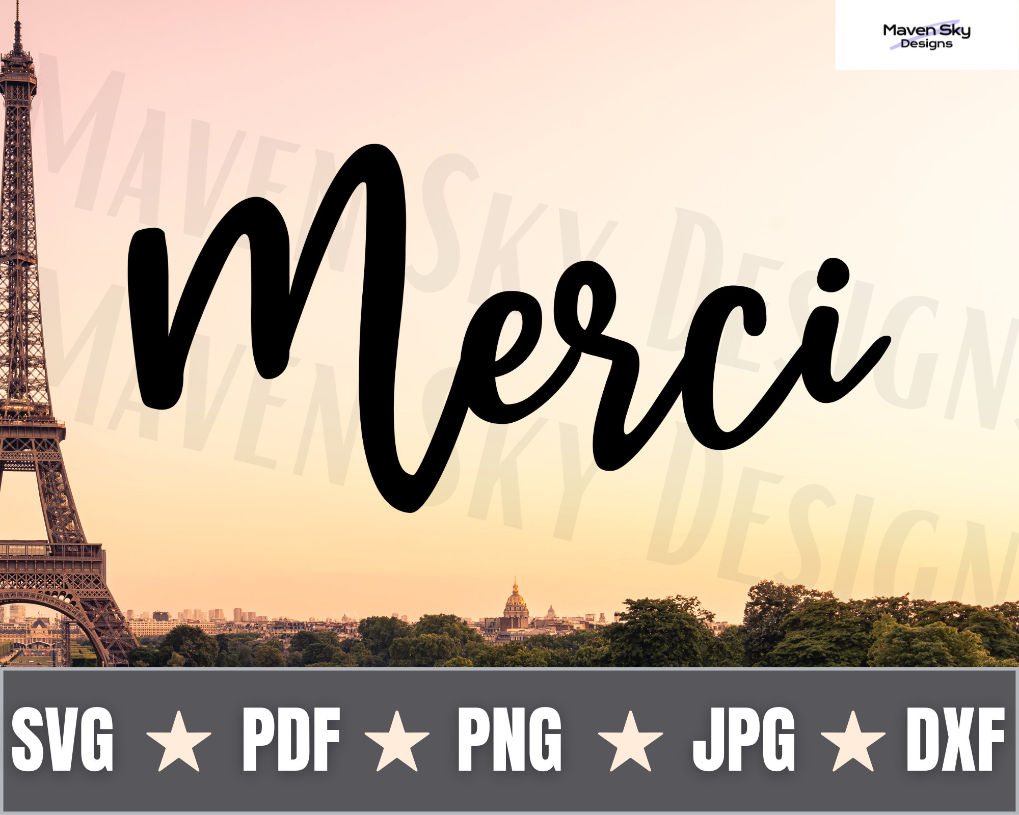 Merci Svg French Svg Thank You Svg Thanks Svg Francias - Etsy