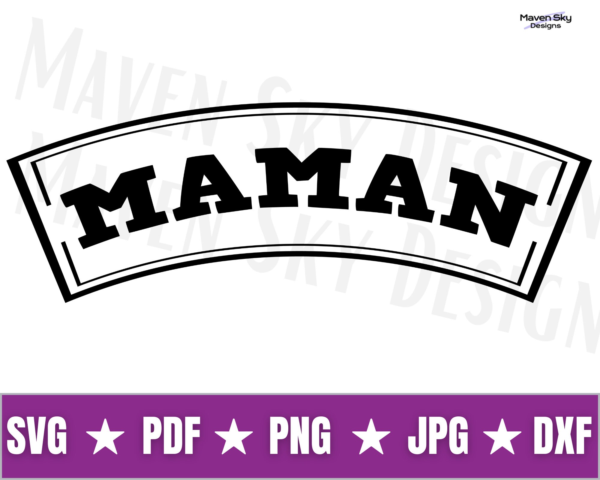 Maman Svg Maman Varsity Svg French Svg Mom Svg - Etsy Hong Kong