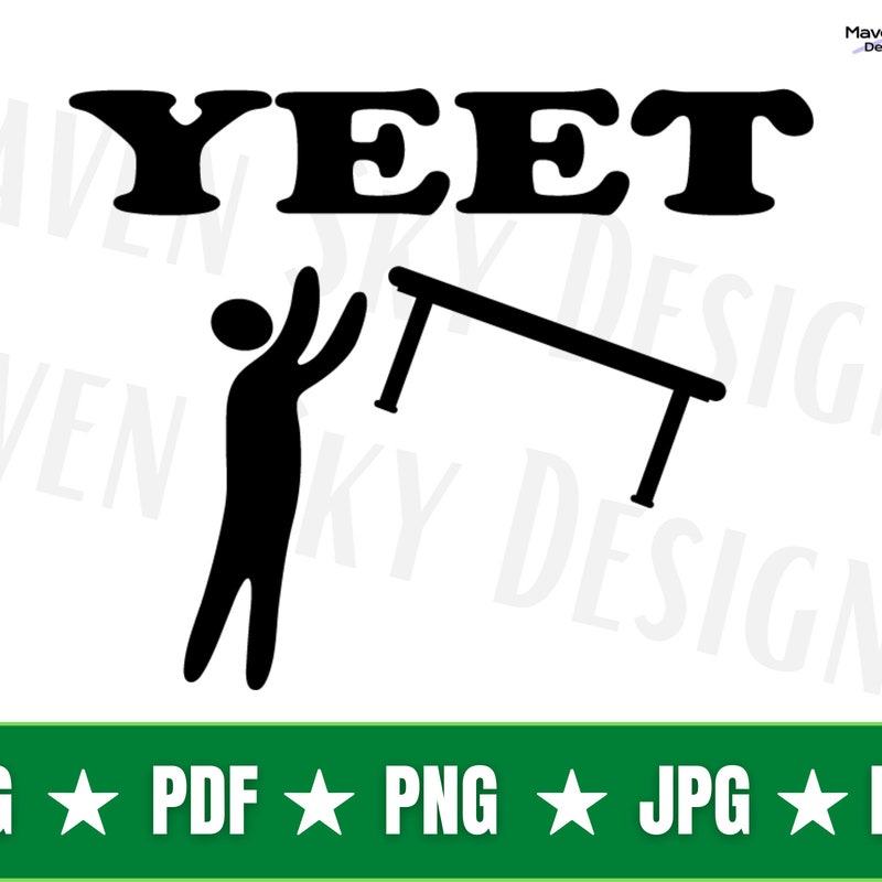 Yeet Svg - Etsy