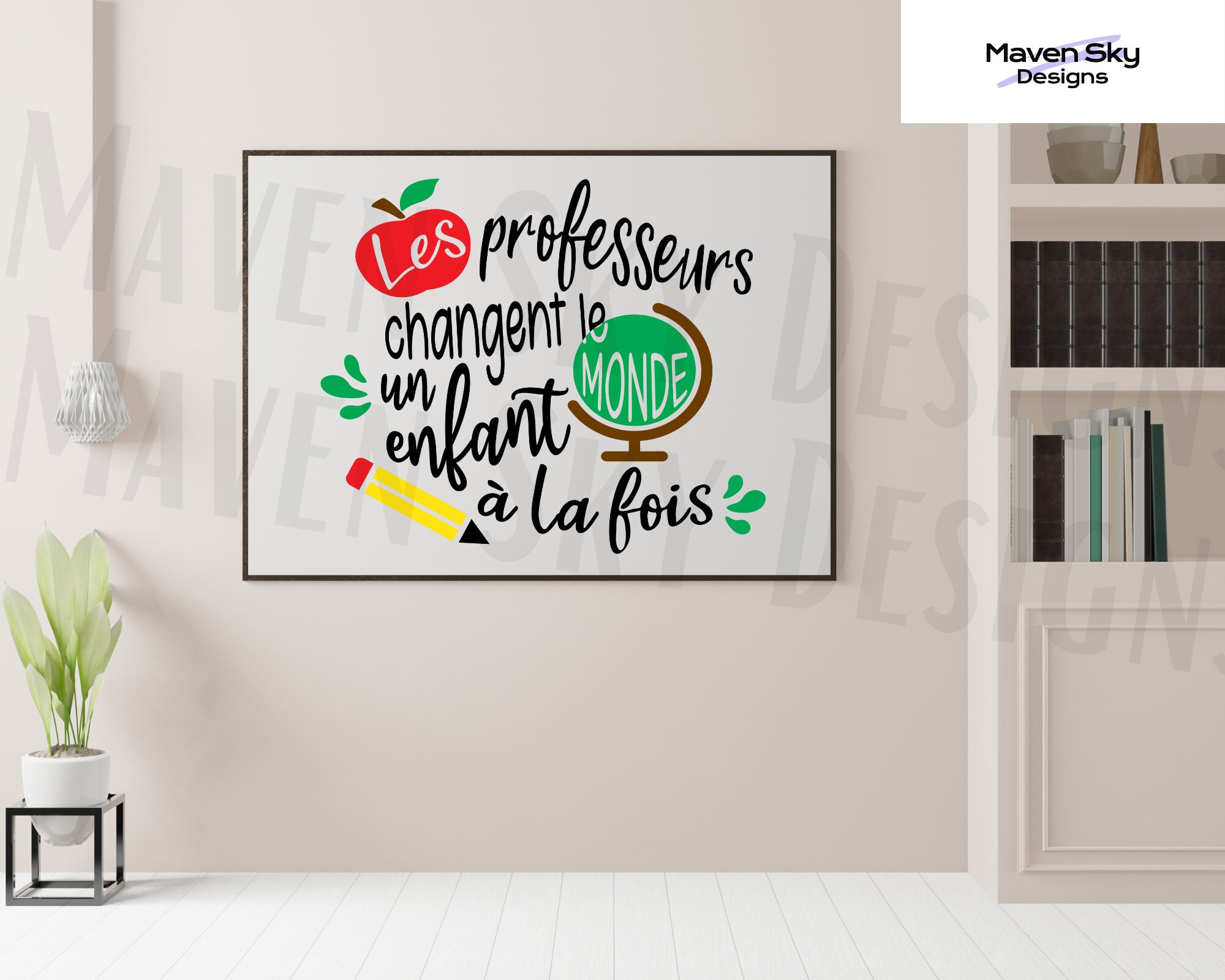 French Teacher Bundle Svg Professeur Svg Enseignante / - Etsy