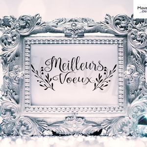 Noël Francais Svg Bundle, French Christmas Svg Bundle, Meilleurs Voeux ...