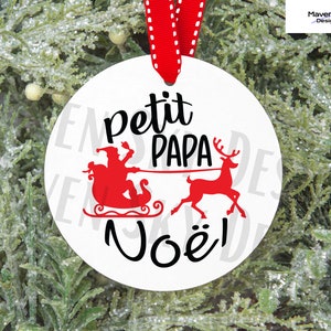 Décorations De Noël Svg Bundle, French Christmas Ornament Svg Bundle ...