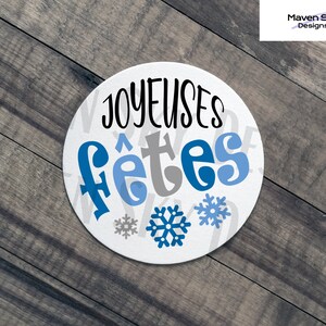 Décorations De Noël Svg Bundle, French Christmas Ornament Svg Bundle ...