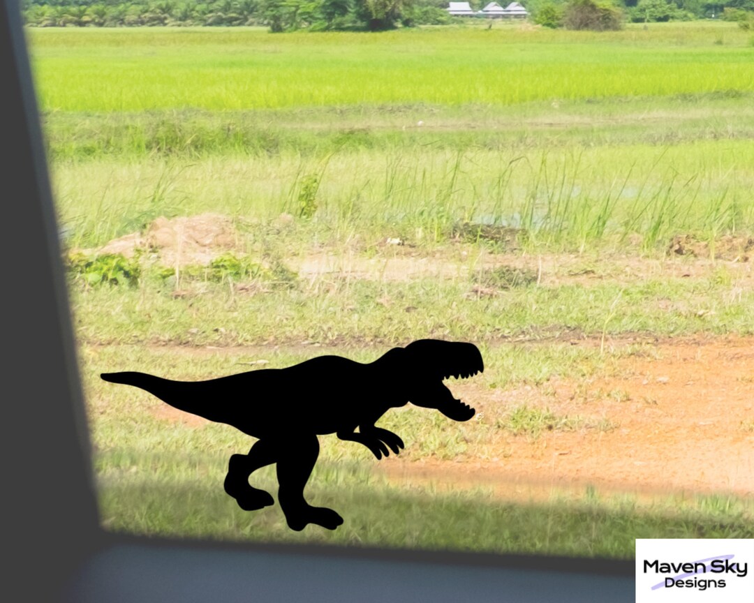 T-rex Decal, Tyrannosaurus Decal, T Rex Decal, Trex Silhouette, Easter ...