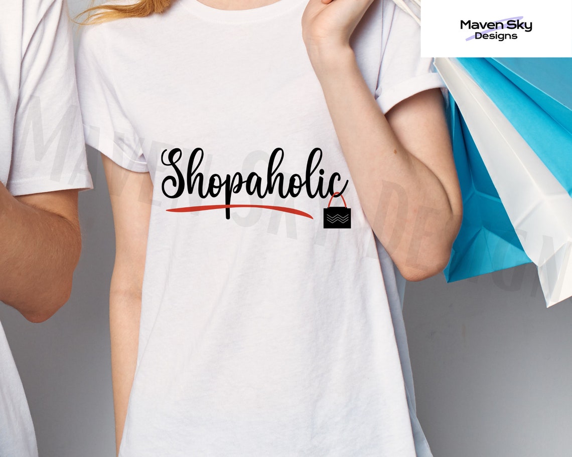 Shopaholic Svg Shopping Svg Funny Shirt Cute Shirt Purse - Etsy