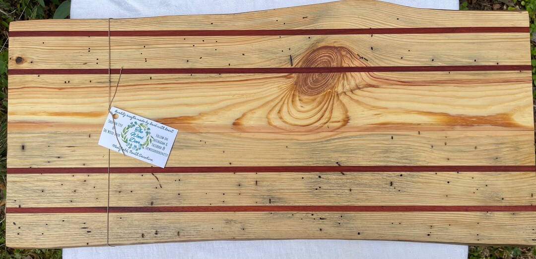 Live Edge Pine Serving Trey - Etsy