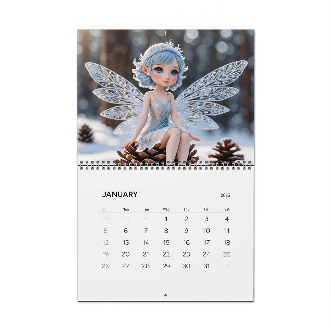 Fairy Wall Calendar 2025, Whimsical Whispers, Magical Art, Fantasy ...