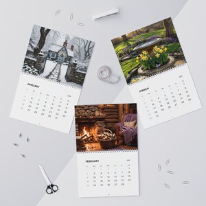 2025 Cottage Core Wall Calendar, Rustic Calendar, Nature Inspired ...