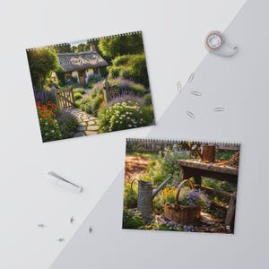 2025 Cottage Core Wall Calendar, Rustic Calendar, Nature Inspired ...