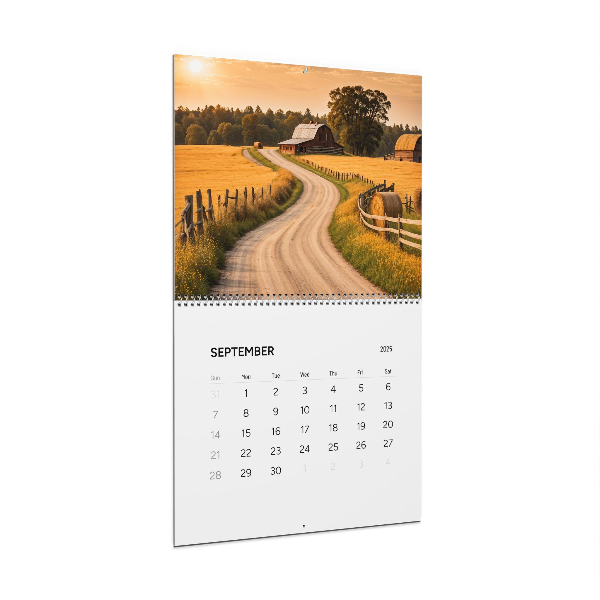 2025 Cottage Core Wall Calendar, Rustic Calendar, Nature Inspired ...