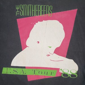 Vintage the Smithereens 1988 US Tour T-shirt - Etsy