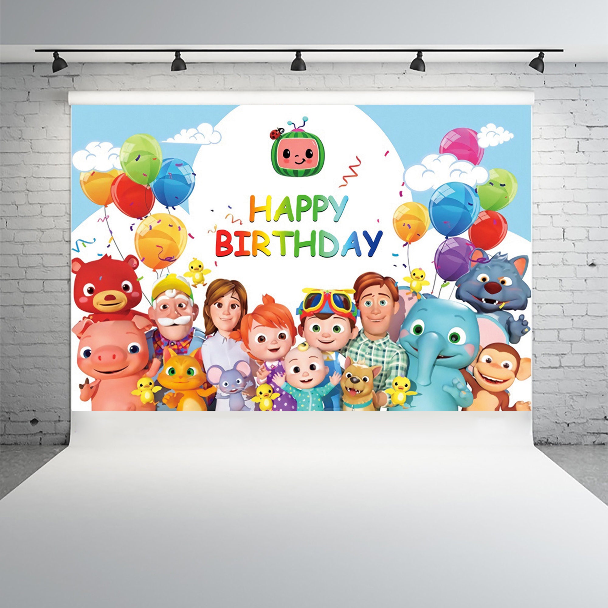 Cocomelon Party Background