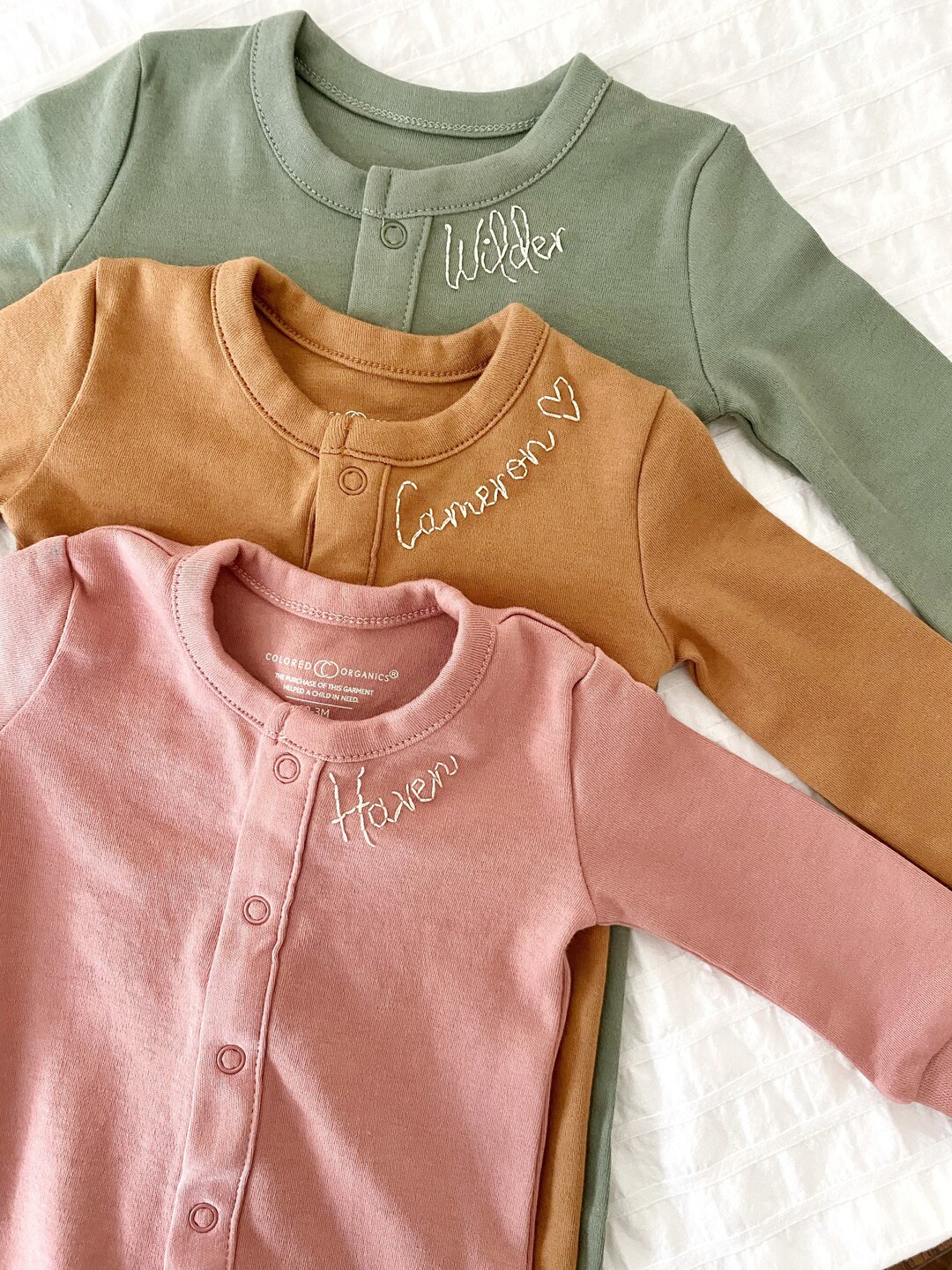 Hand-stitched Snap Baby Romper - Etsy UK