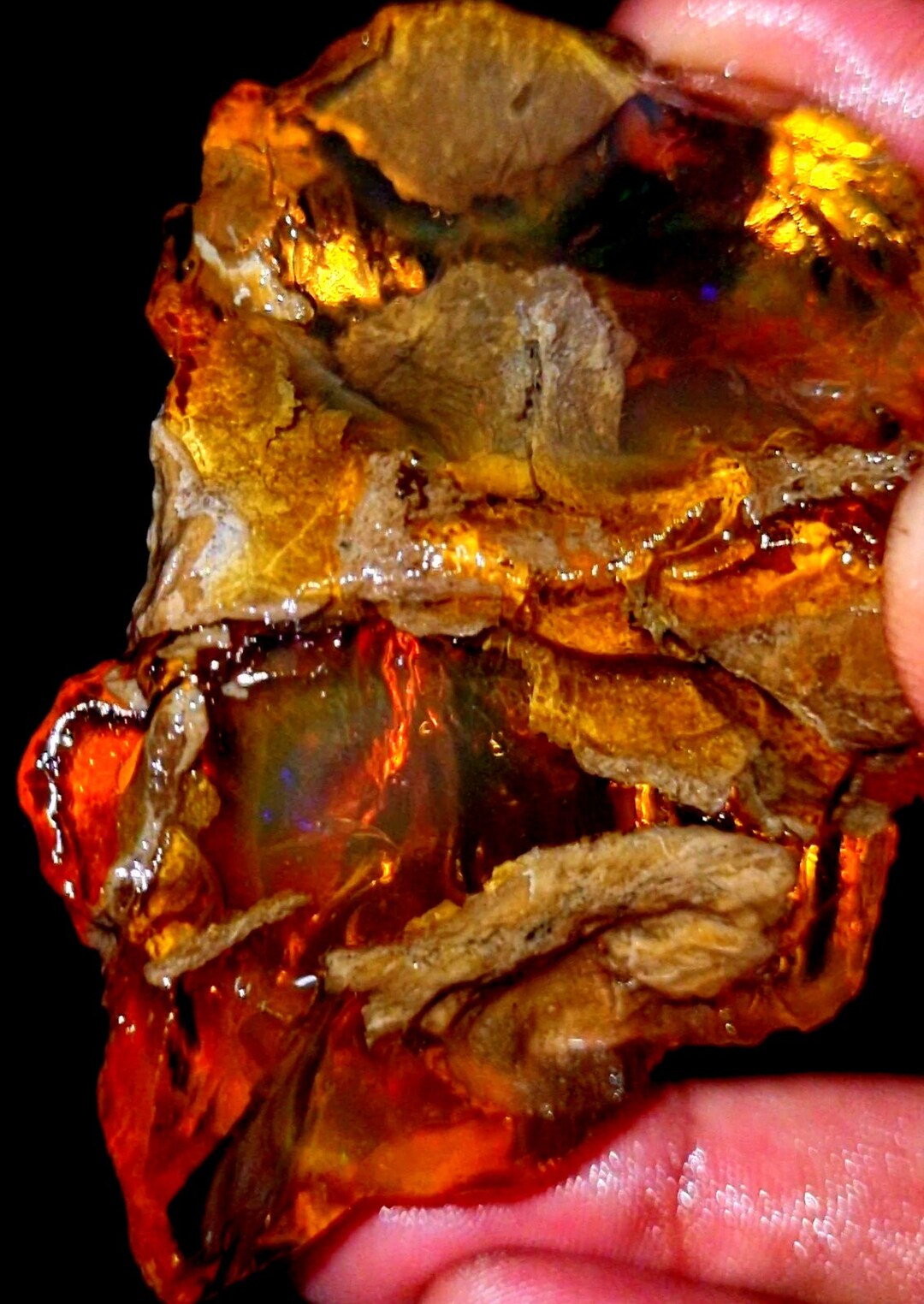 330 Carat Very Rare Natural Ethiopian Opal Rough, Raw Opal, Welo Fire ...