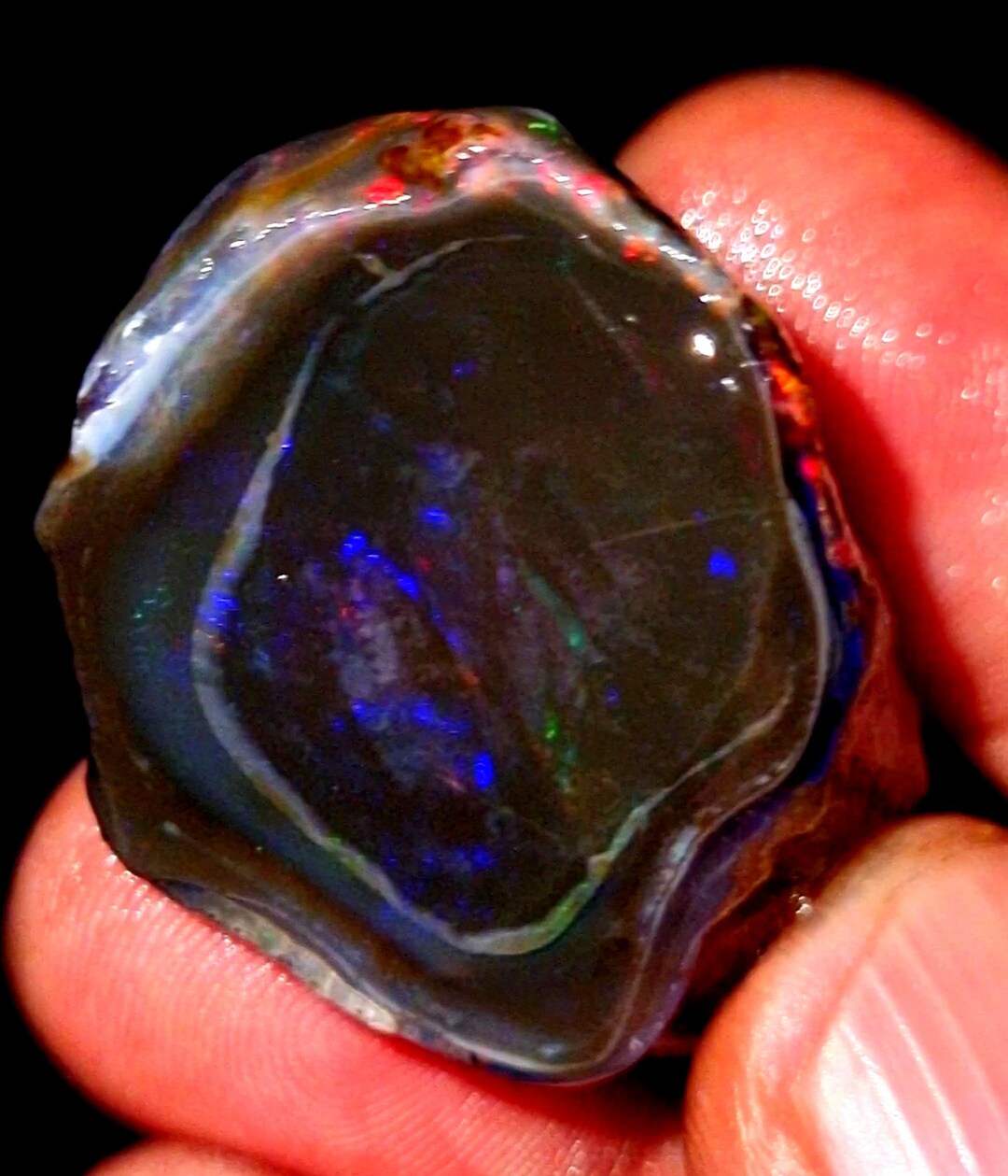 81 Carat Very Rare Natural Ethiopian Opal Rough, Raw Opal, Welo Fire ...