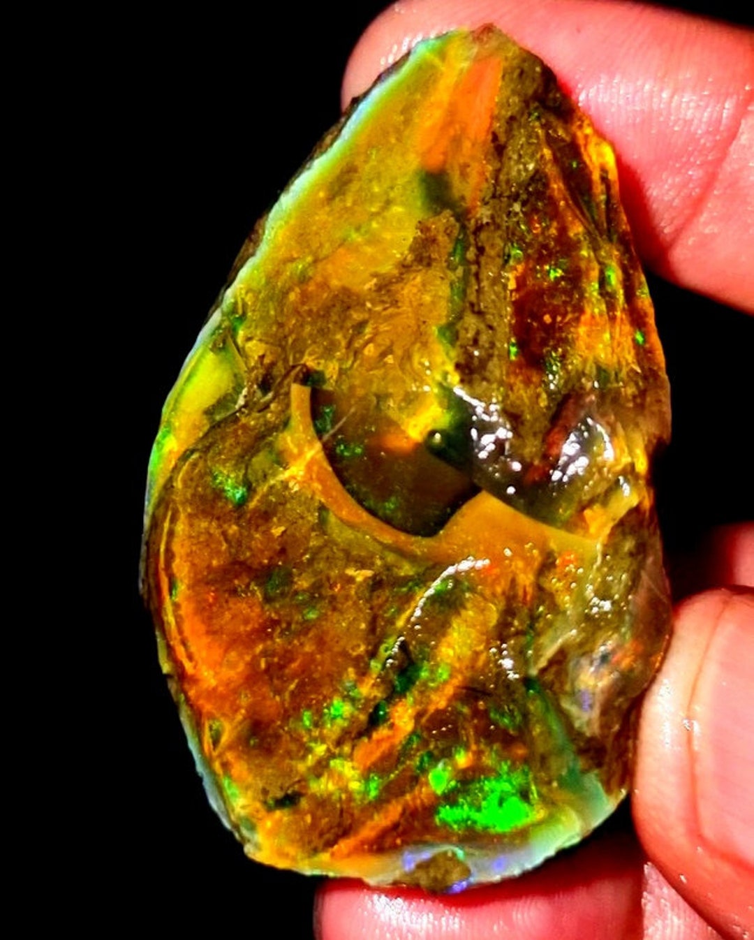 Opale etiope naturale molto raro da 127 carati grezzo, opale grezzo ...