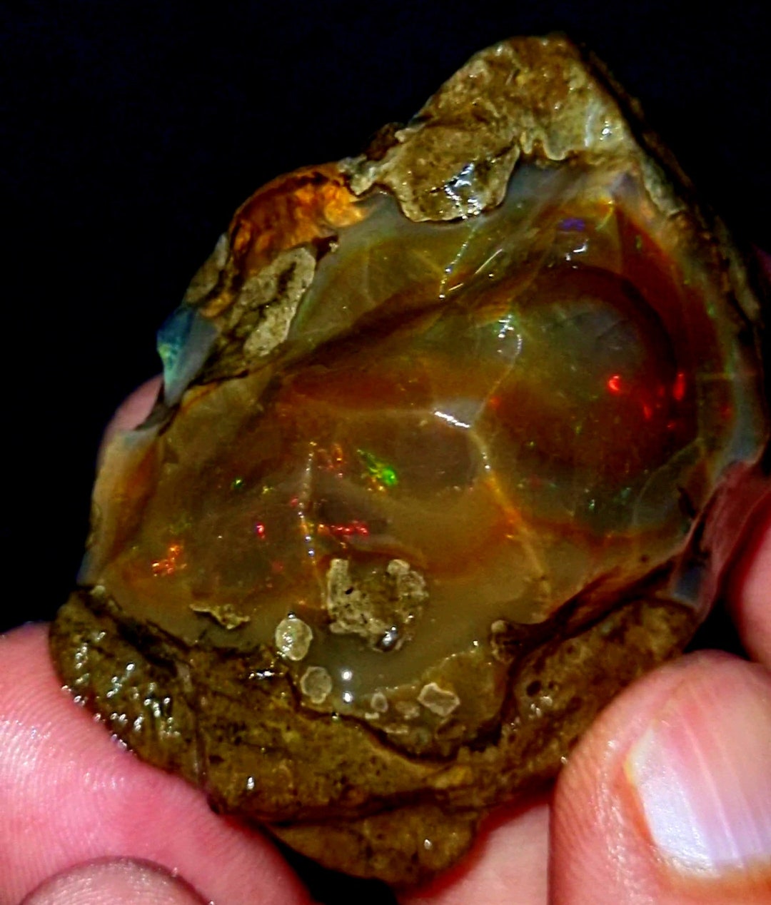 141 Carat Very Rare Natural Ethiopian Opal Rough, Raw Opal, Welo Fire ...
