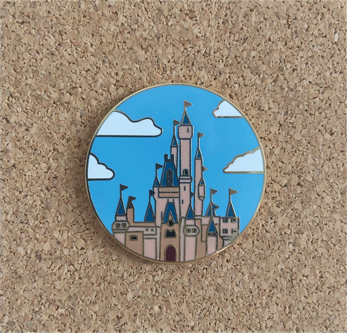 Disney Castle Pin - Etsy